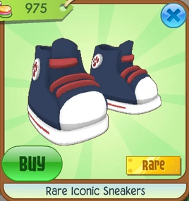 Rare Iconic Sneakers | Animal Jam Classic Wiki | Fandom