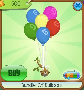 Bundle Of Balloons | Animal Jam Classic Wiki | Fandom