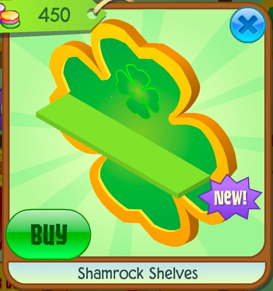 Shamrock Shelves | Animal Jam Classic Wiki | Fandom