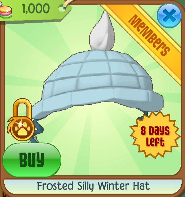 Frosted Silly Winter Hat | Animal Jam Classic Wiki | Fandom