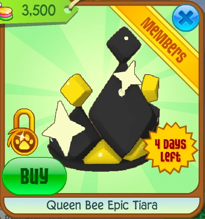 Queen Bee Epic Tiara | Animal Jam Classic Wiki | Fandom