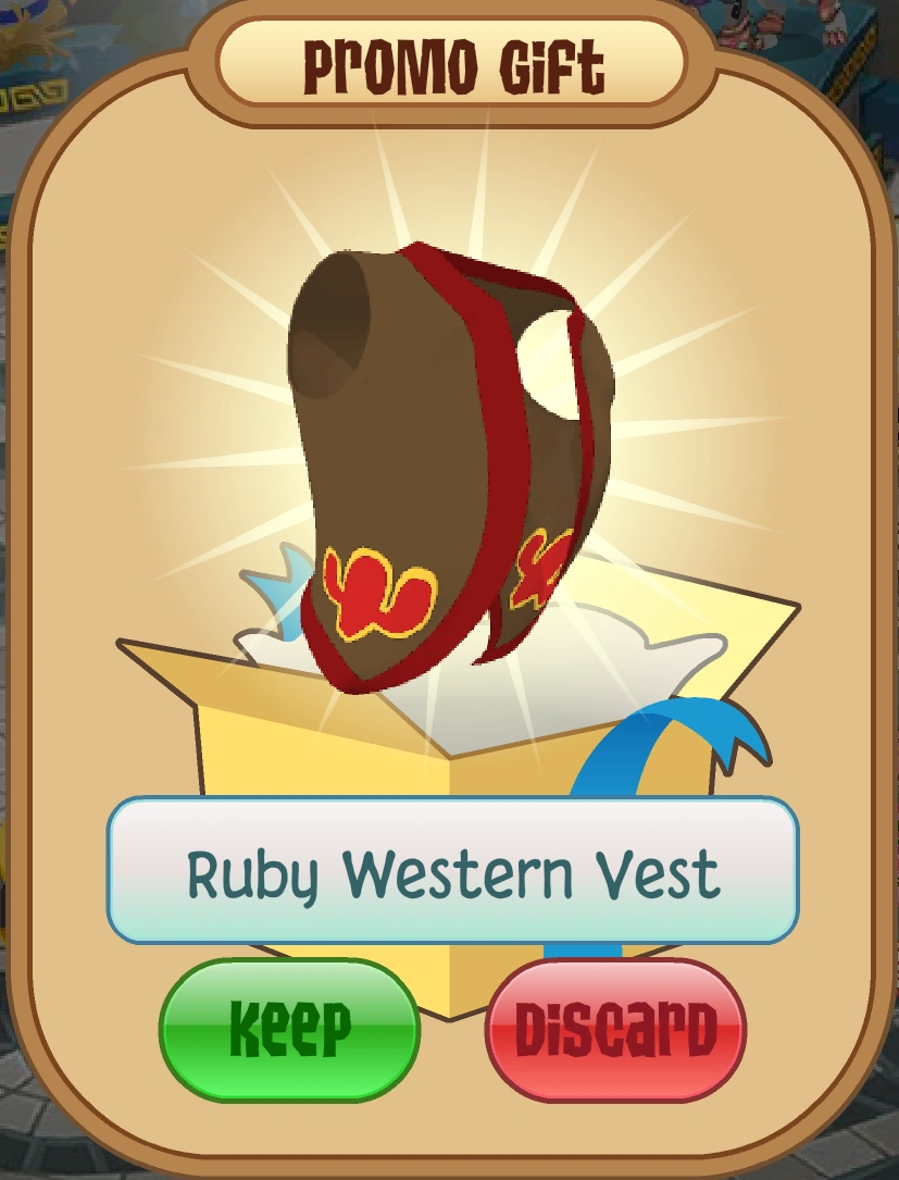 Ruby Western Vest | Animal Jam Classic Wiki | Fandom