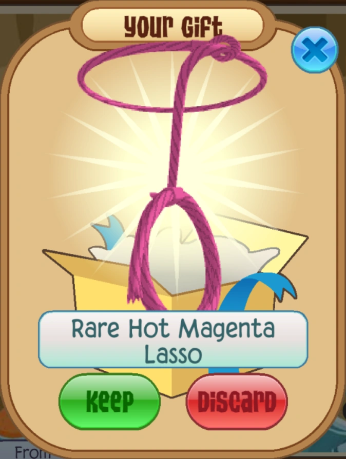Rare Hot Magenta Lasso | Animal Jam Classic Wiki | Fandom