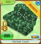Patched Couch | Animal Jam Classic Wiki | Fandom