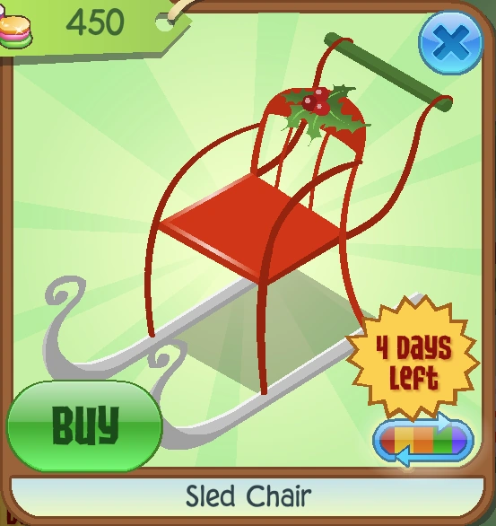 Sled Chair | Animal Jam Classic Wiki | Fandom