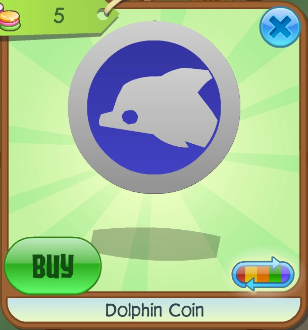 Dolphin Coin | Animal Jam Classic Wiki | Fandom