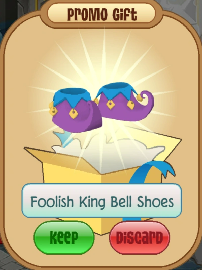 Foolish King Bell Shoes | Animal Jam Classic Wiki | Fandom
