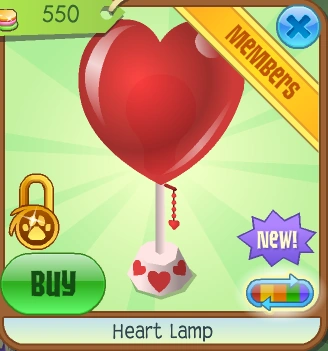Heart Lamp | Animal Jam Classic Wiki | Fandom