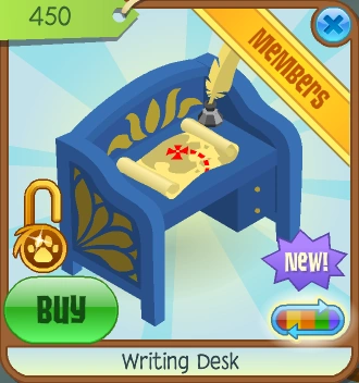 Writing Desk | Animal Jam Classic Wiki | Fandom