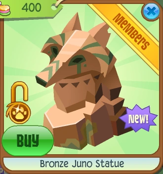 Bronze Juno Statue | Animal Jam Classic Wiki | Fandom