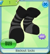 Blackout Socks | Animal Jam Classic Wiki | Fandom