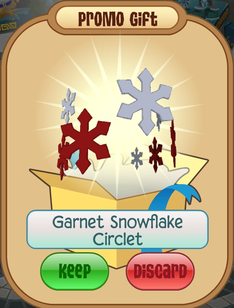 Garnet Snowflake Circlet | Animal Jam Classic Wiki | Fandom