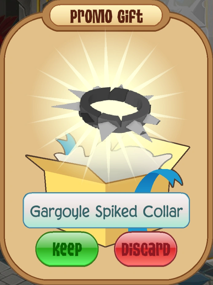 Gargoyle Spiked Collar | Animal Jam Classic Wiki | Fandom
