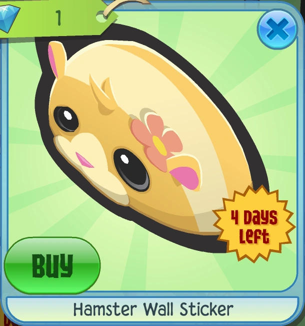 Hamster Wall Sticker | Animal Jam Classic Wiki | Fandom