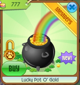 Lucky Pot O' Gold | Animal Jam Classic Wiki | Fandom
