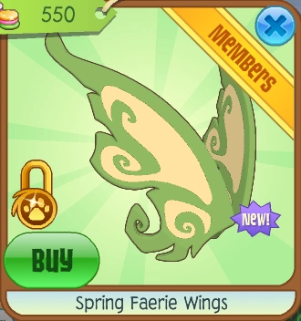 Spring Faerie Wings | Animal Jam Classic Wiki | Fandom