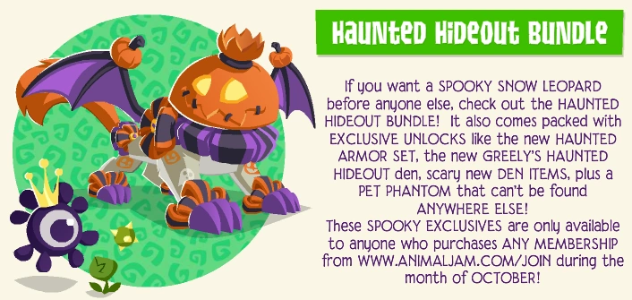 Haunted Hideout Bundle | Animal Jam Classic Wiki | Fandom