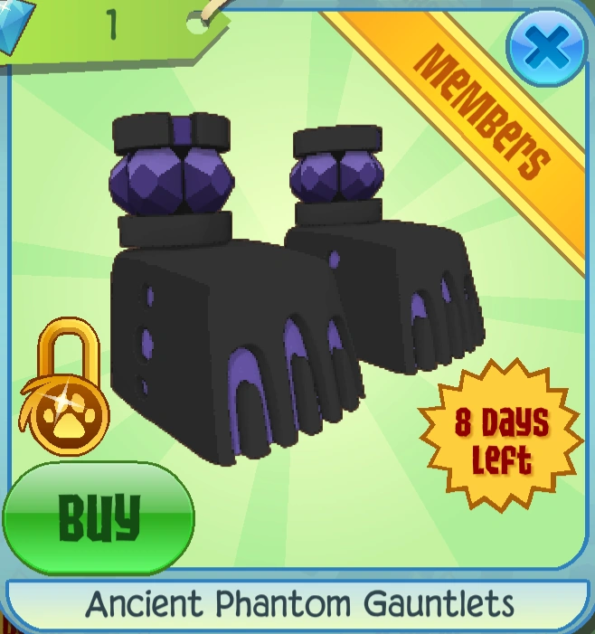 Ancient Phantom Gauntlets | Animal Jam Classic Wiki | Fandom