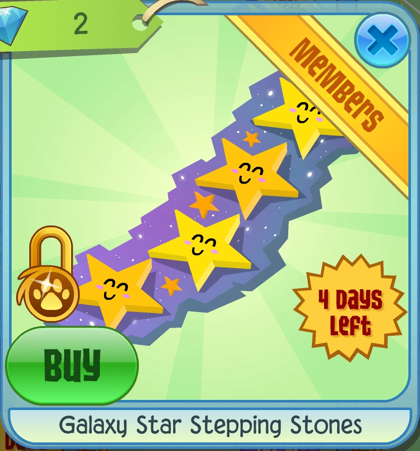 Galaxy Star Stepping Stones | Animal Jam Classic Wiki | Fandom