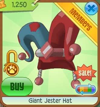 Giant Jester Hat | Animal Jam Classic Wiki | Fandom