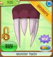 Monster Teeth | Animal Jam Classic Wiki | Fandom