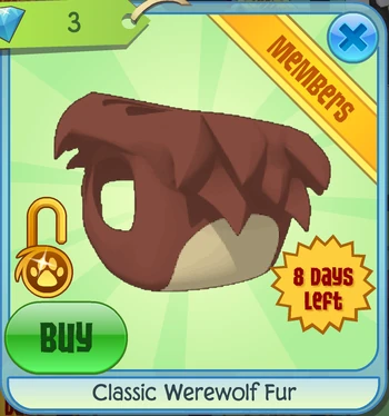 Classic Werewolf Fur | Animal Jam Classic Wiki | Fandom
