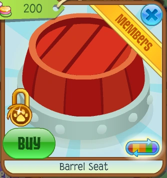 Barrel Seat | Animal Jam Classic Wiki | Fandom