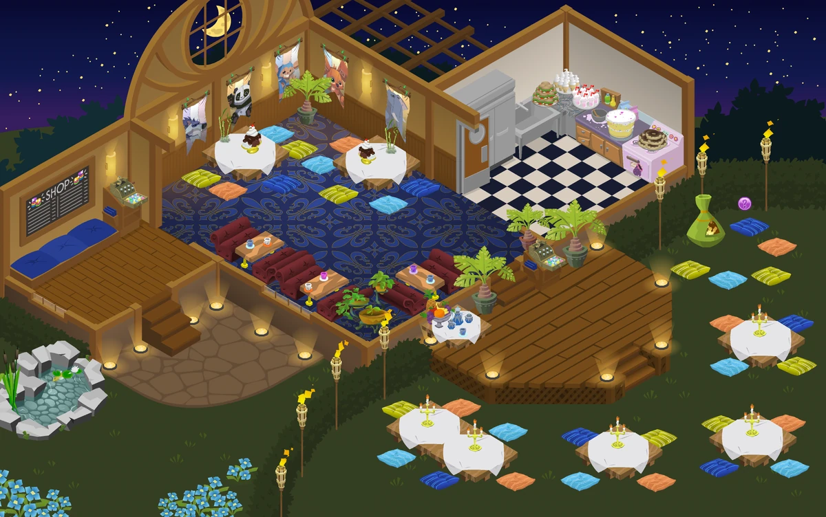 Dinner Party | Animal Jam Classic Wiki | Fandom