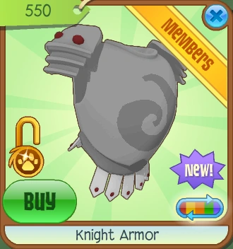 Knight Armor | Animal Jam Classic Wiki | Fandom