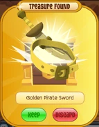 Golden Pirate Sword | Animal Jam Classic Wiki | Fandom