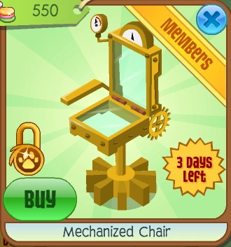 Mechanized Chair | Animal Jam Classic Wiki | Fandom
