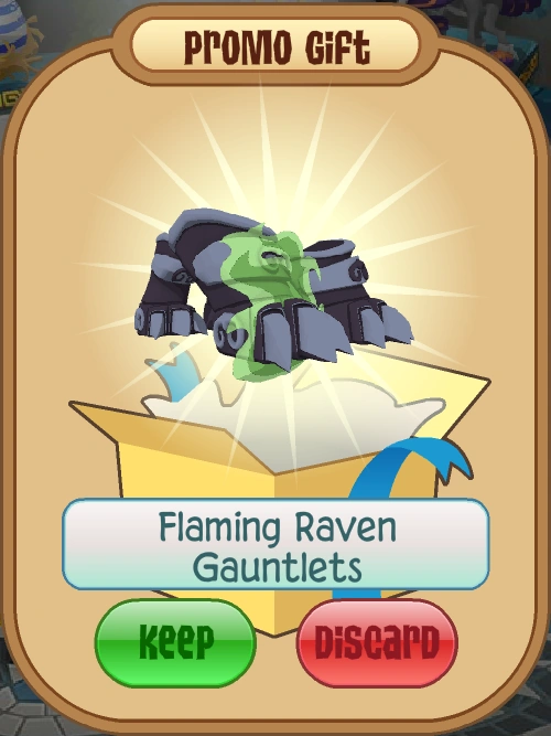 Flaming Raven Gauntlets | Animal Jam Classic Wiki | Fandom