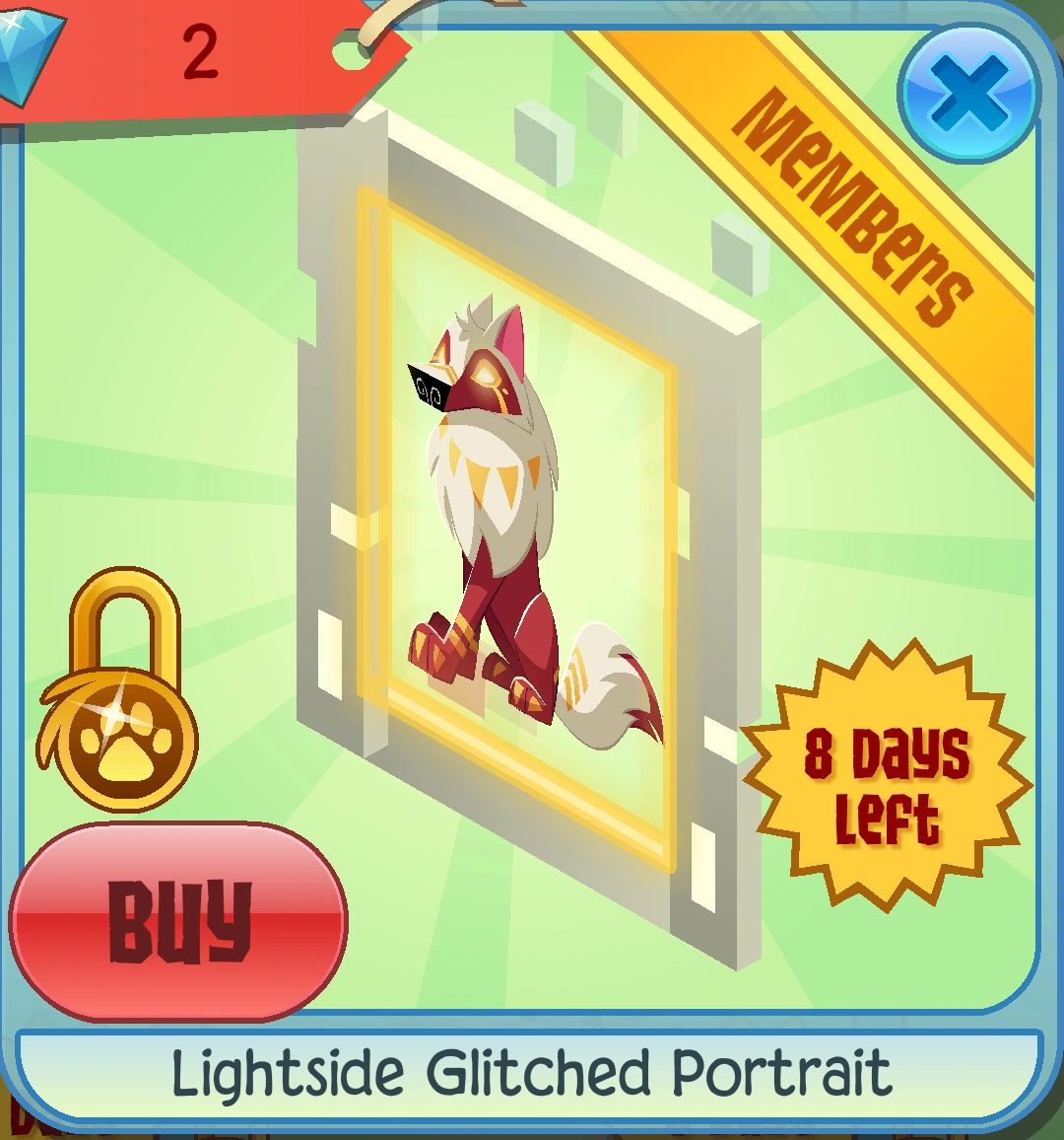 Lightside Glitched Portrait | Animal Jam Classic Wiki | Fandom