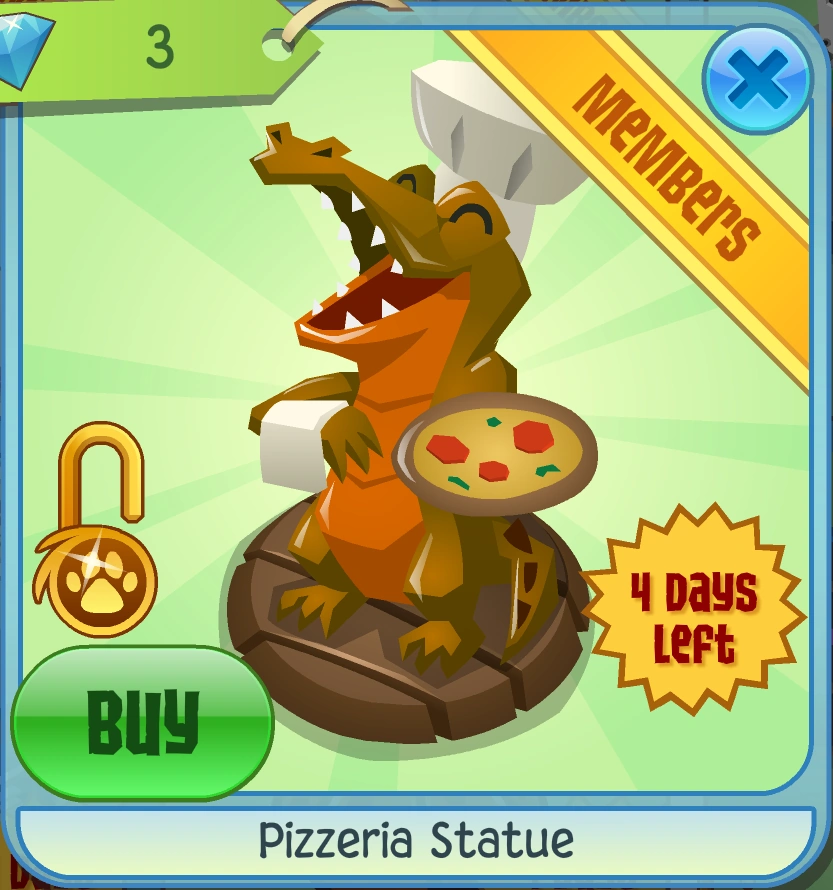 Pizzeria Statue | Animal Jam Classic Wiki | Fandom