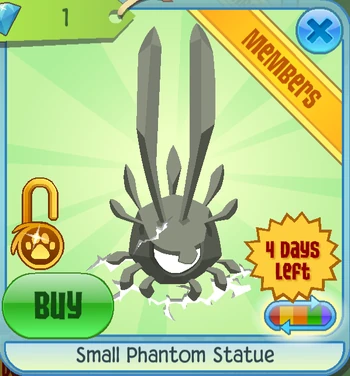 Small Phantom Statue | Animal Jam Classic Wiki | Fandom