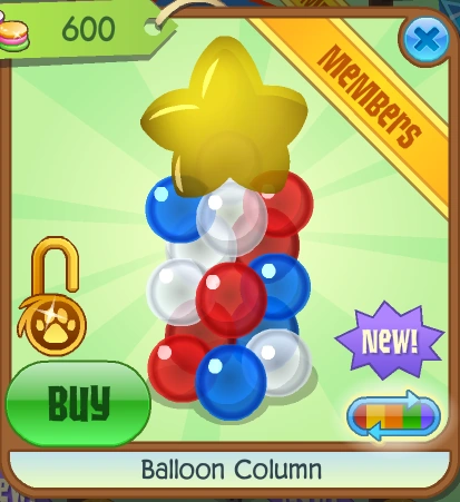 Balloon Column | Animal Jam Classic Wiki | Fandom