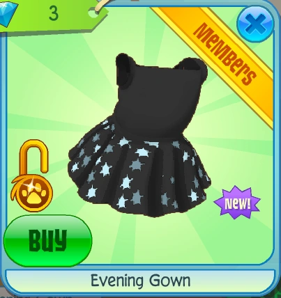 Evening Gown | Animal Jam Classic Wiki | Fandom