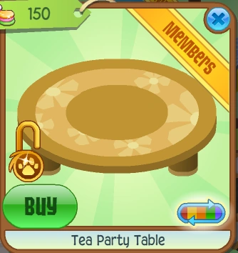 Tea Party Table | Animal Jam Classic Wiki | Fandom