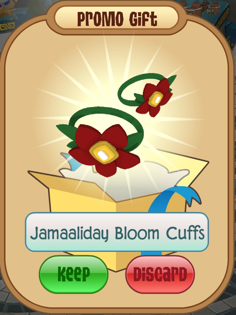 Jamaaliday Bloom Cuffs | Animal Jam Classic Wiki | Fandom