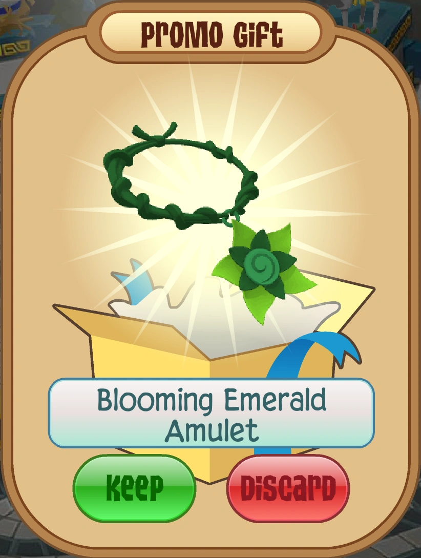 Blooming Emerald Amulet | Animal Jam Classic Wiki | Fandom