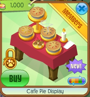Cafe Pie Display | Animal Jam Classic Wiki | Fandom