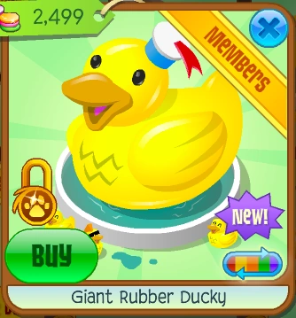 Giant Rubber Ducky | Animal Jam Classic Wiki | Fandom