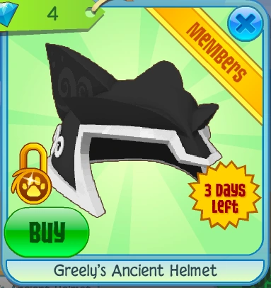 Greely's Ancient Helmet | Animal Jam Classic Wiki | Fandom