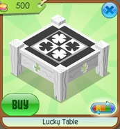 Lucky Table | Animal Jam Classic Wiki | Fandom