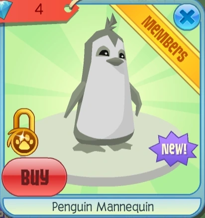 Penguin Mannequin | Animal Jam Classic Wiki | Fandom