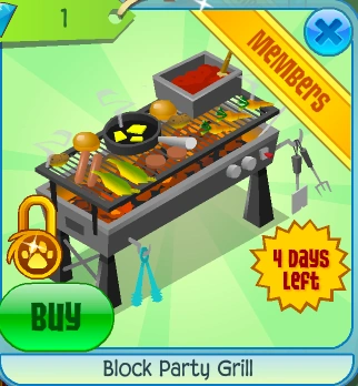 Block Party Grill | Animal Jam Classic Wiki | Fandom