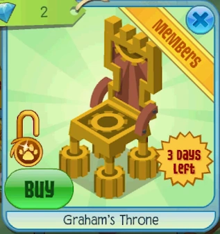 Graham's Throne | Animal Jam Classic Wiki | Fandom
