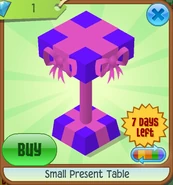 Small Present Table | Animal Jam Classic Wiki | Fandom