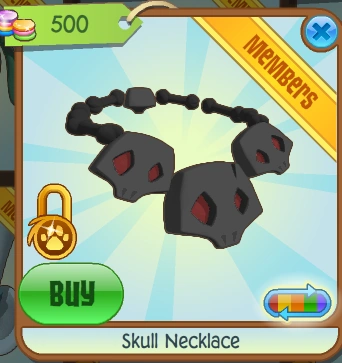 Skull Necklace | Animal Jam Classic Wiki | Fandom