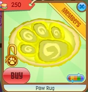 Paw Rug | Animal Jam Classic Wiki | Fandom